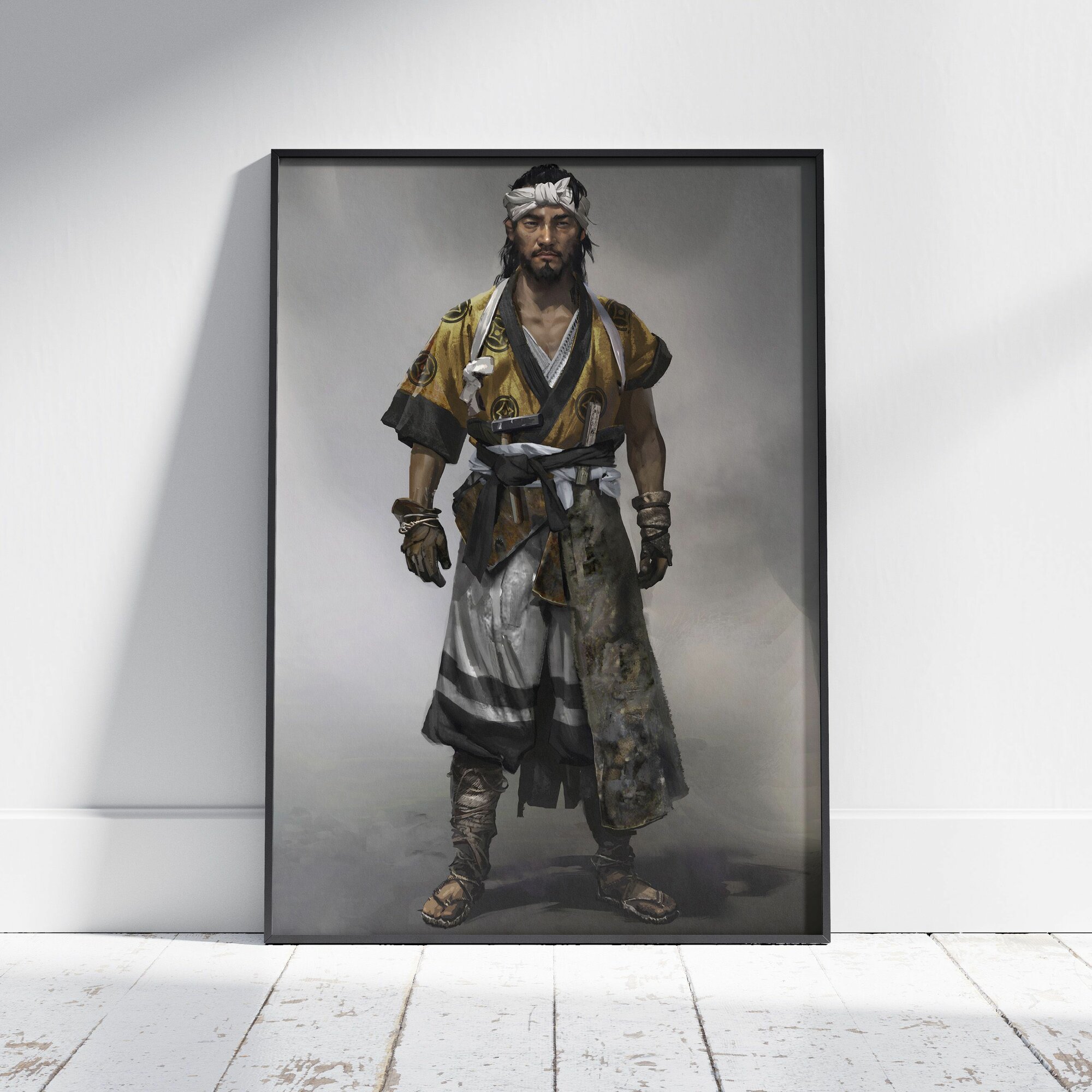 Плакат на стену для интерьера Призрак Цусимы (Така) - Постер по игре Ghost of Tsushima формата А4 (21x30 см)