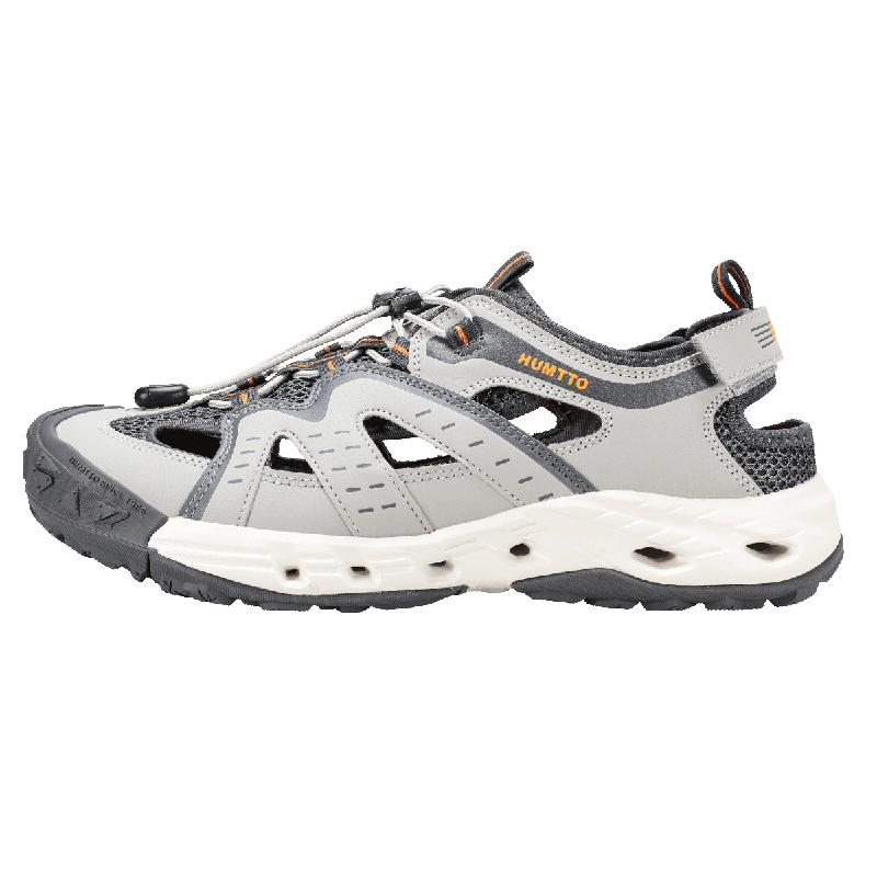 Ботинки для треккинга мужские HUMTTO River Trekking Shoes светло-серые синие 41 EU