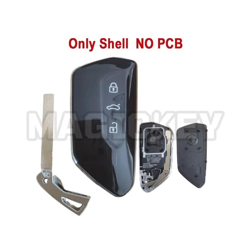 Черный смарт-ключ для VW, Seat, Skoda (FCC 5HG 959 753)