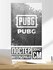 Постер на стену PUBG - grey gradient