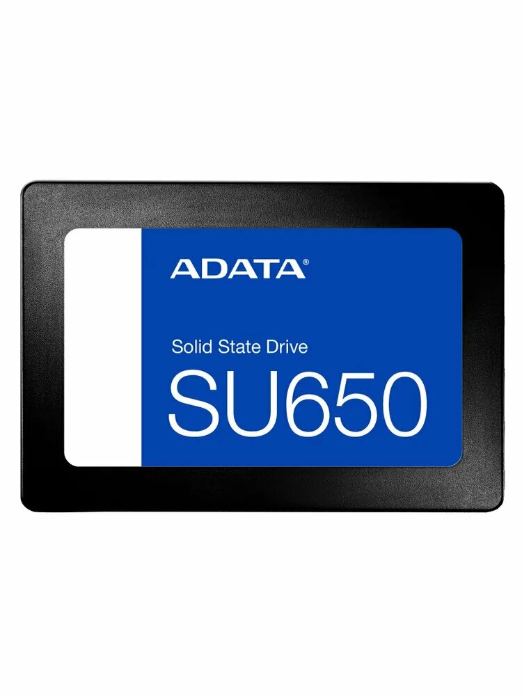 ADATA 1 ТБ Внутренний SSD-диск Ultimate SU650, 2.5", SATA III 6 Гбит/с (ASU650SS-1TT-R)