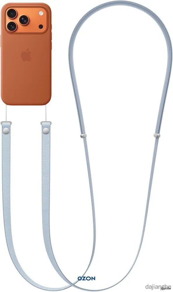 Ремень-браслет Apple Crossbody Strap для ношения iPhone через плечо совместим с чехлами Apple , В комплект поставки не входит чехол для мобильного телефона