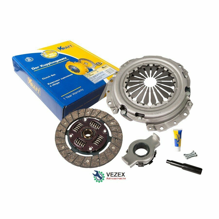 KRAFT KT098560 Комплект сцепления в сборе ВАЗ 1118, 2170