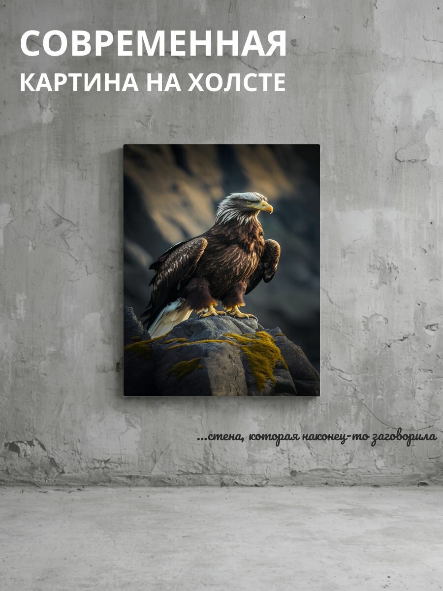 Картина на холсте Орёл 60x80 см