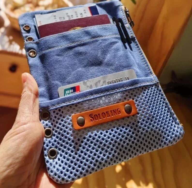 Вкладыши для блокнотов A5/A6/A7 из холста blue-A7-1PCS
