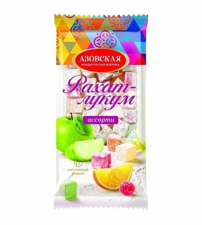Азовская кондитерская фабрика Рахат-лукум Ассорти, 200 г