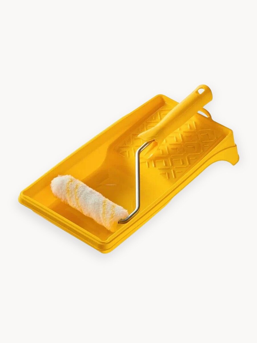 Набор для эмалей: валик 110 мм, полиамид; ванночка 400 мл, акор Мастер