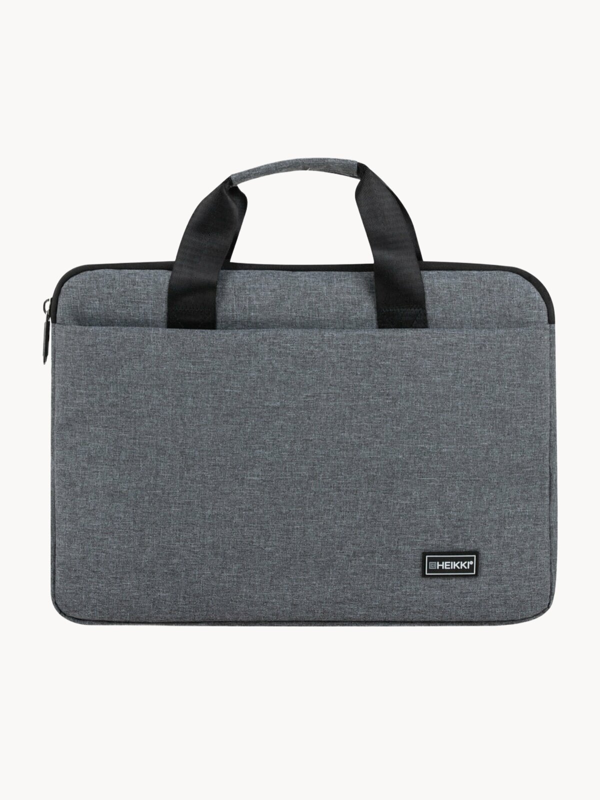 Сумка для ноутбука 15.6 дюймов, портфель для документов с ремнем через плечо и ручками, темно-серая, 28х39х3 см, Heikki Ultra Dusky, 272608