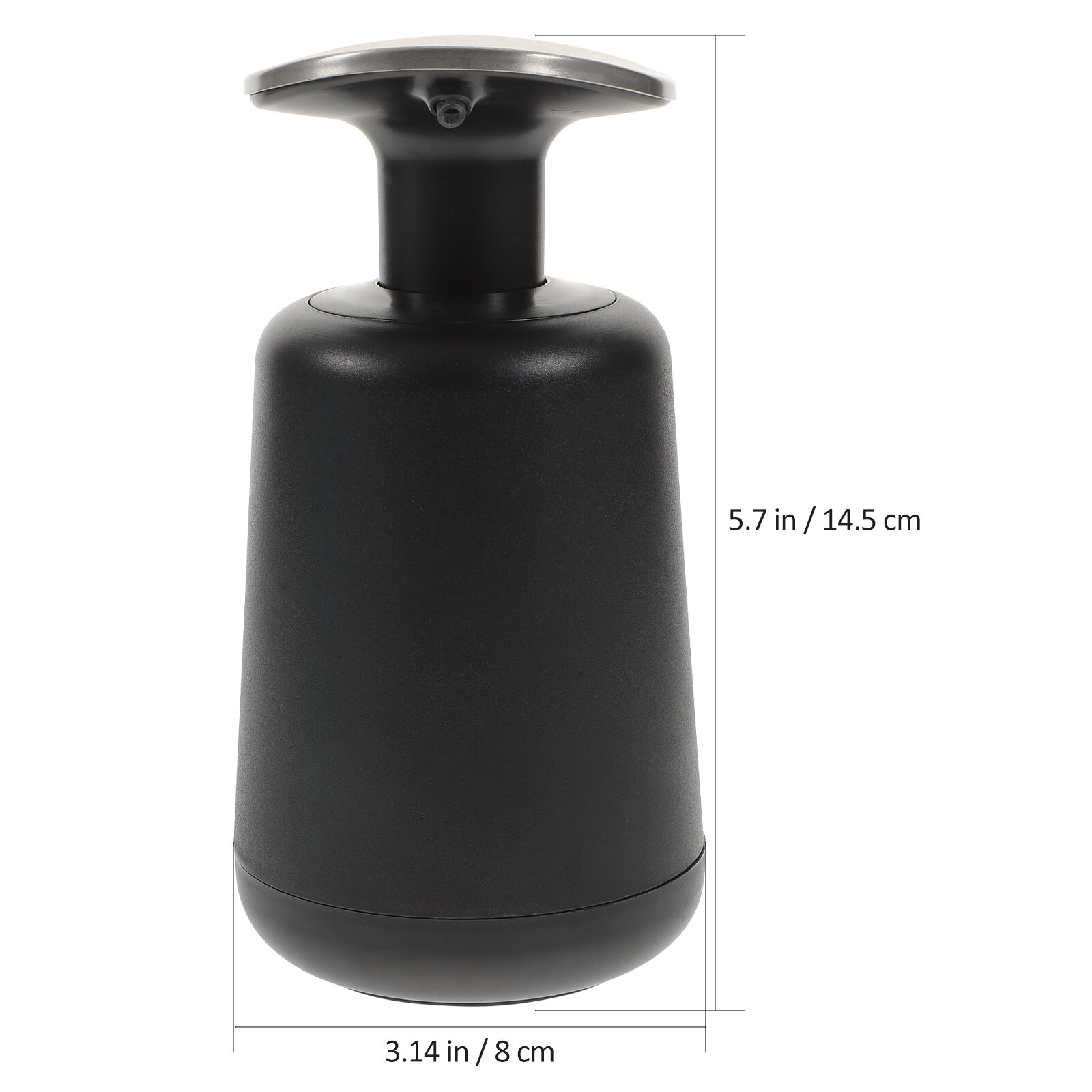 Серый Диспенсер Для Жидкого Мыла С Ручным Нажатием 1 Шт 9x9 Cm