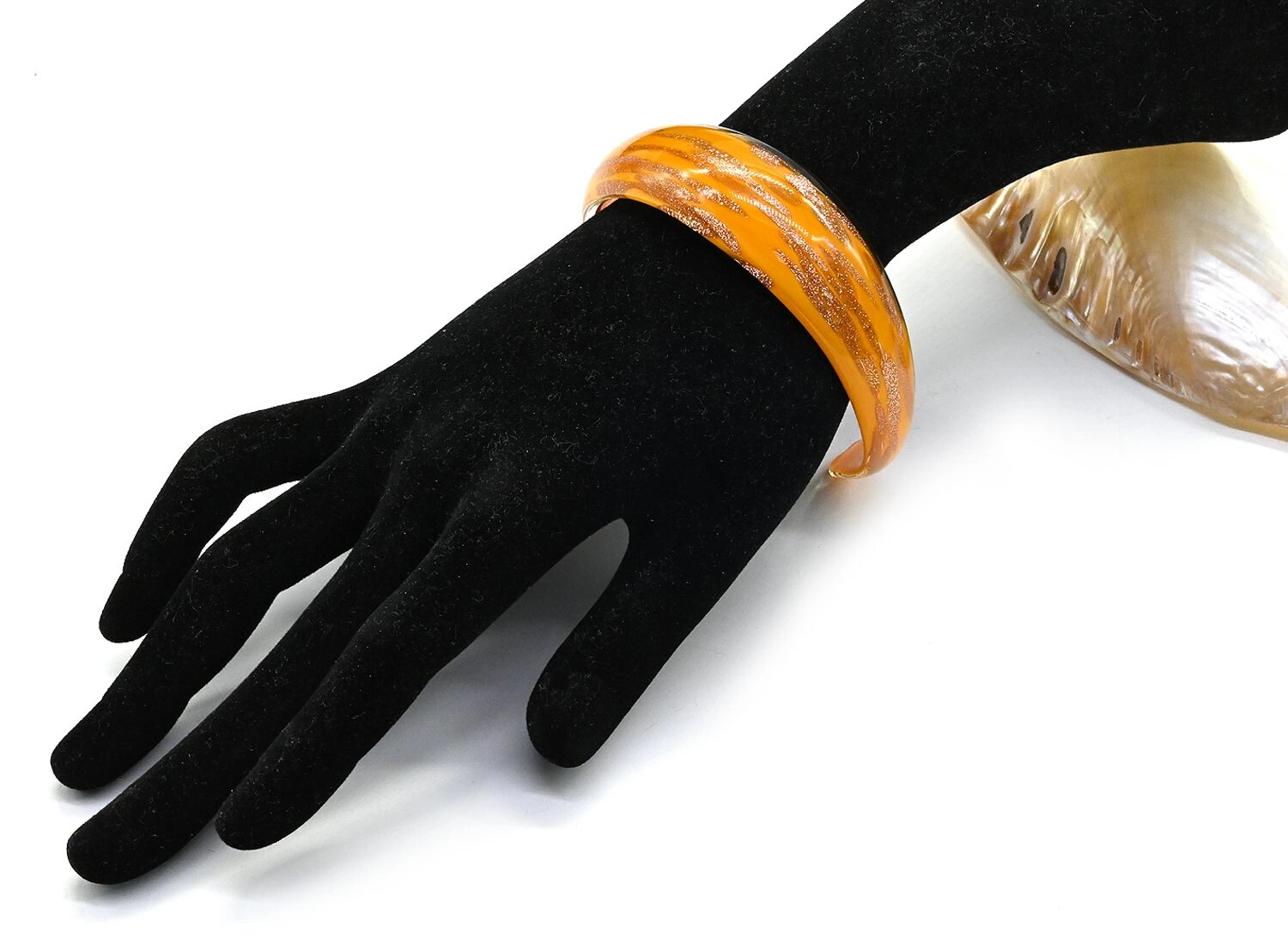 Жесткий браслет, муранское стекло