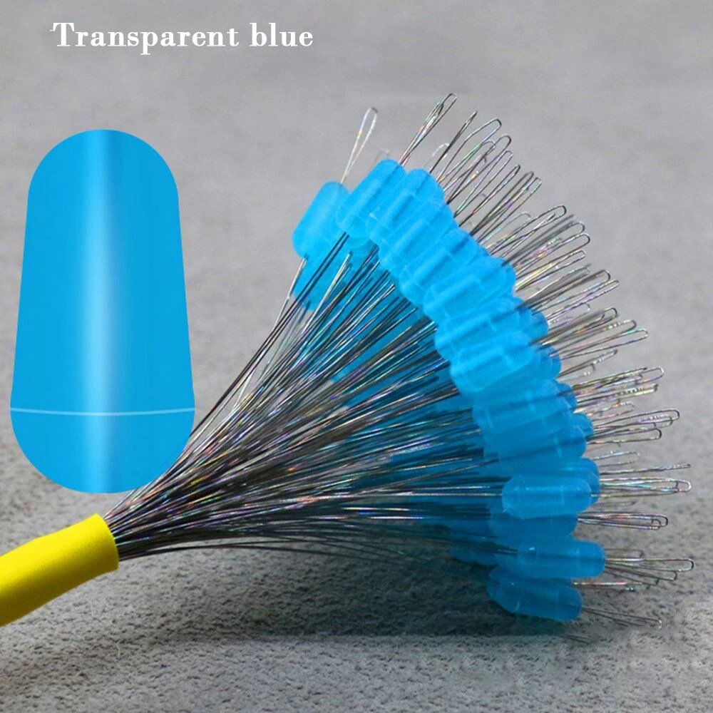 Поплавки резиновые, Transparent blue, размер M, 100 шт.
