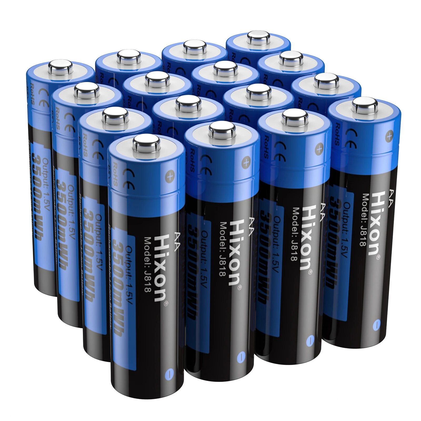 Hixon AA Type литиевая перезаряжаемая батарея 3500 мВтч 16pc battery