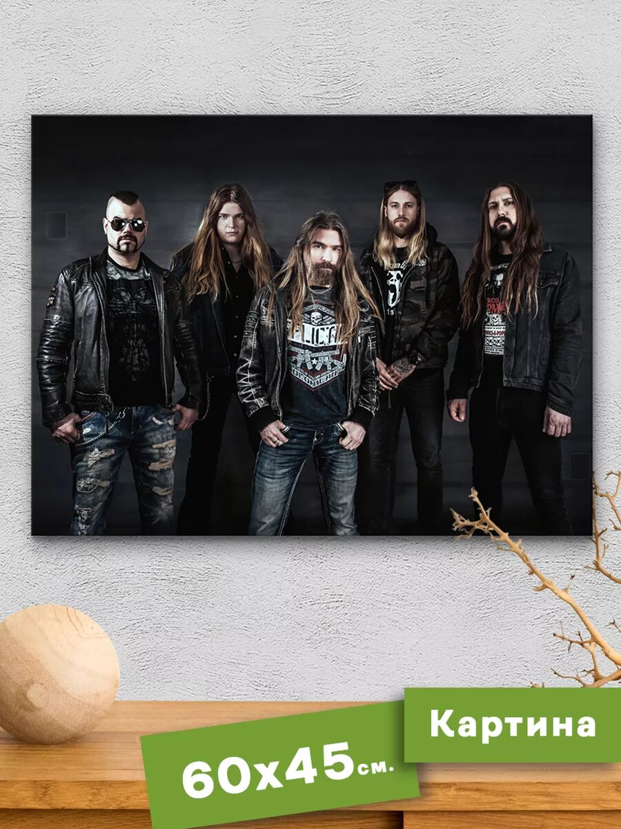 Картина на стену Sabaton Сабатон Шведский музыкальная группа
