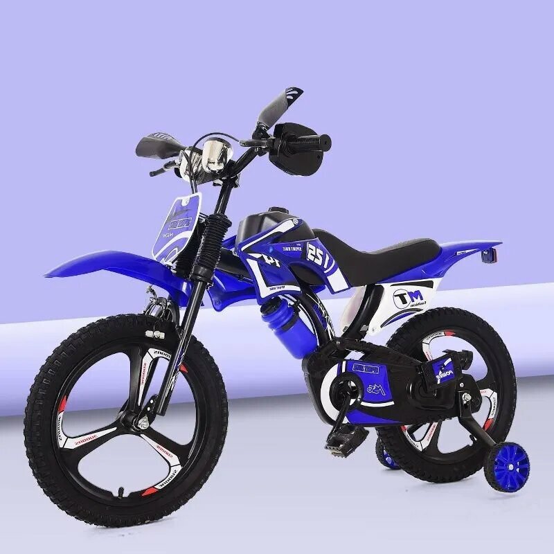 Детский симулятор мотоцикла, 16-дюймовый педальный велосипед