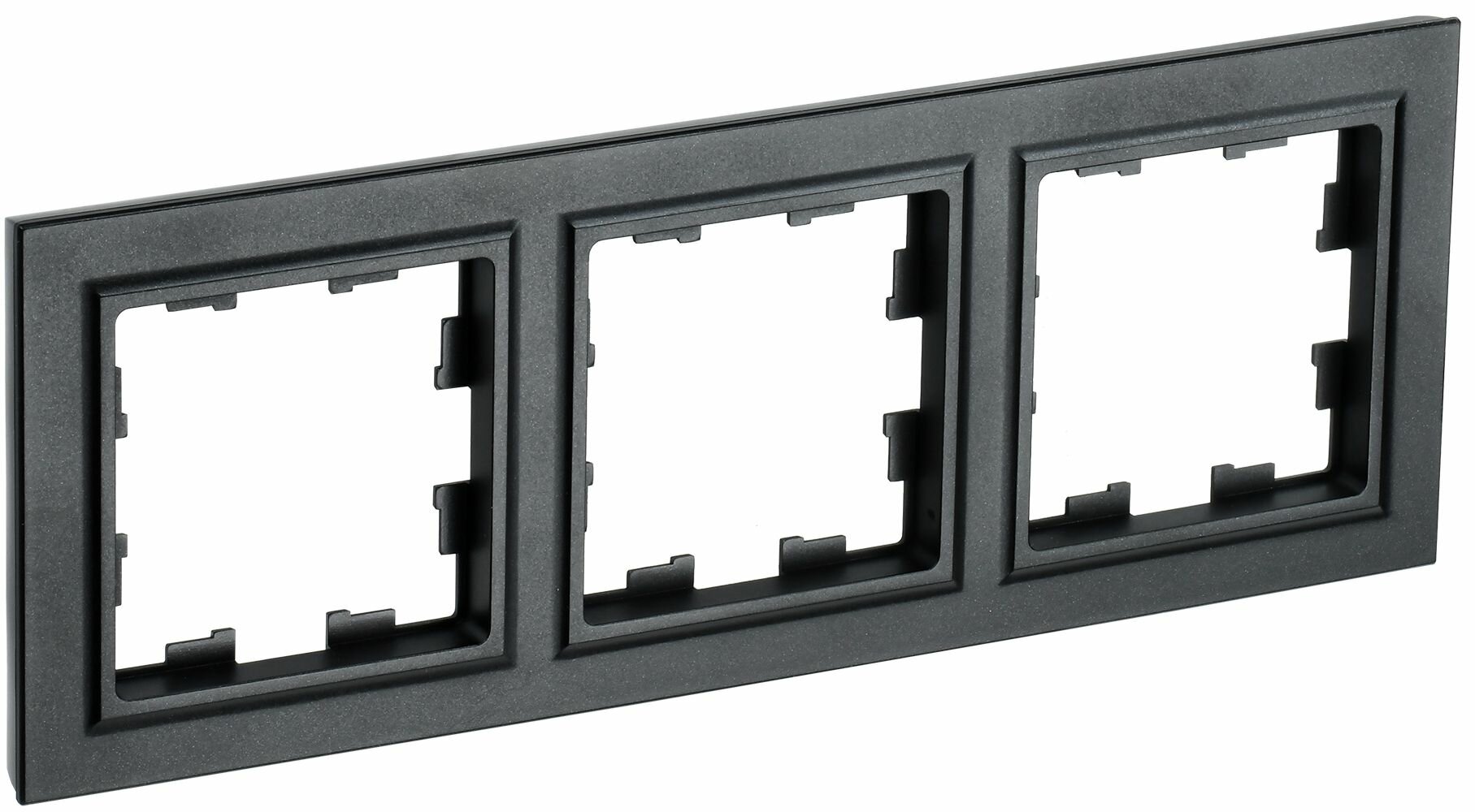 IEK BRITE Рамка 3-мест. РУ-3-БрЧ черн, BR-M32-K02