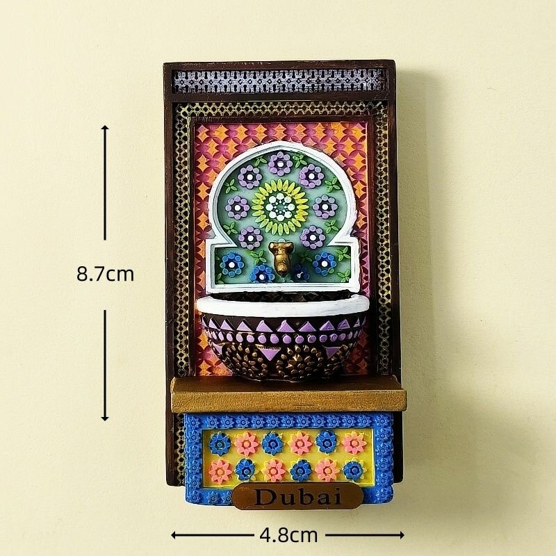 Сувенир для путешествий в Дубай, 3D-поделка, магнитный магнит на холодильник, подарок-19