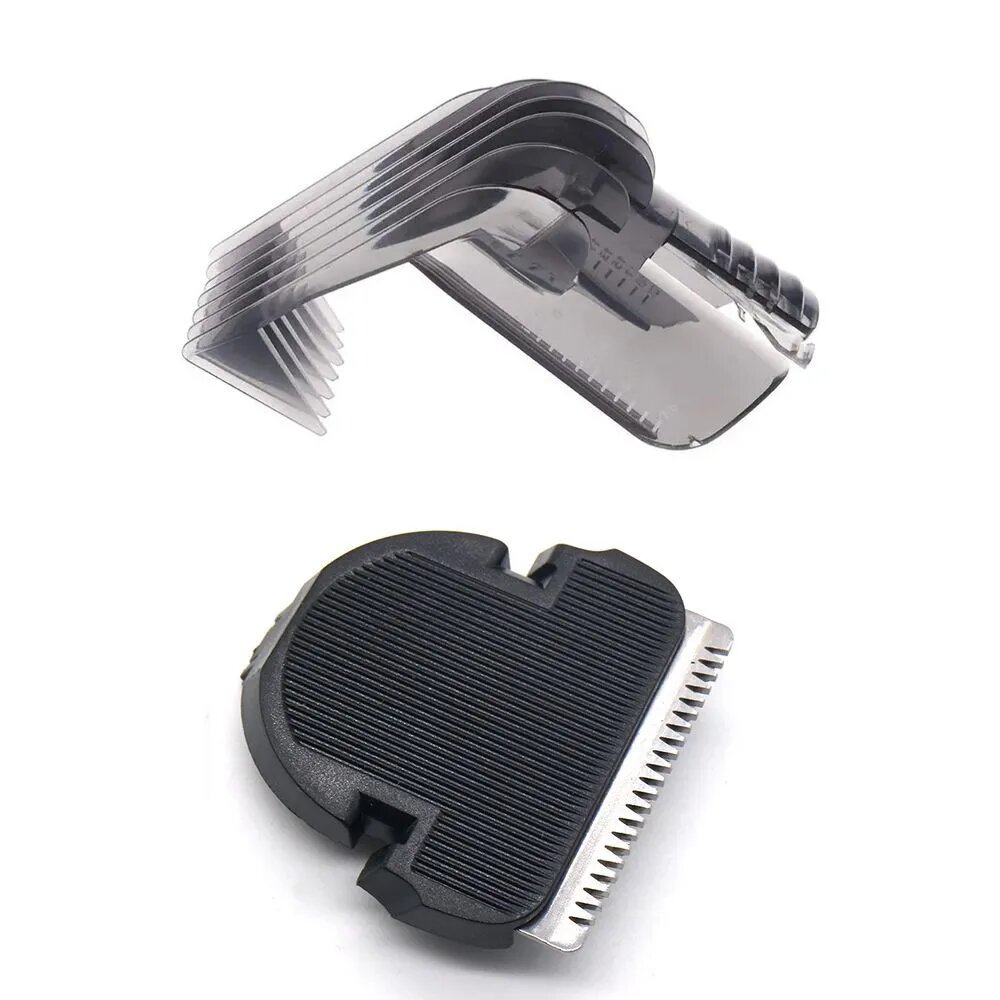 Машинка для стрижки Набор насадок с лезвиями 2 шт. для машинок для стрижки волос P hilips QC5105, QC5115, QC5125, QC5135, QC5155.7-30, черный