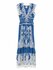Платье FARM RIO Richelieu, размер 36-38, blue