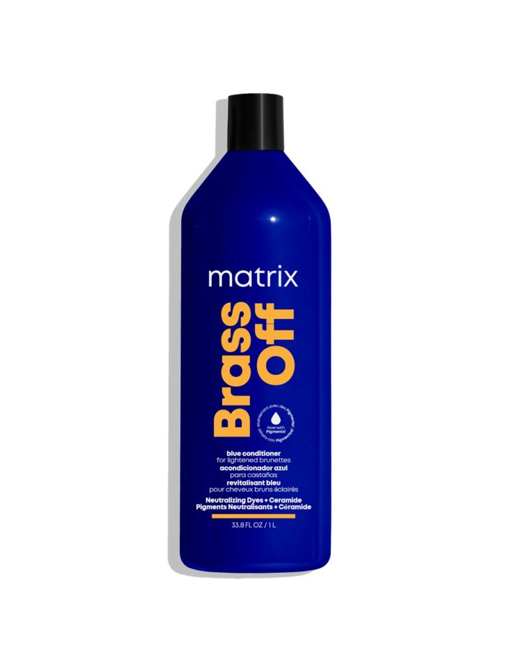 Кондиционер Matrix Brass Off Blue для нейтрализации оранжевых и медных подтонов, 1000 мл
