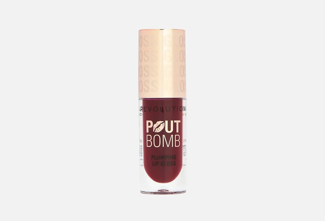 Блеск для губ MakeUp Revolution Pout Bomb Plumping Gloss, тон Jelly berry mauve, 4.6 мл