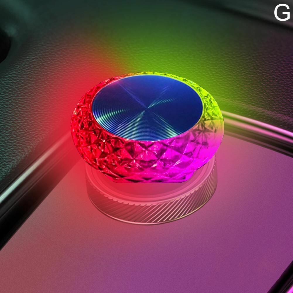 Портативная автомобильная USB-подсветка, мини-светодиодная декоративная атмосферная лампа для салона автомобиля, компьютерное освещение