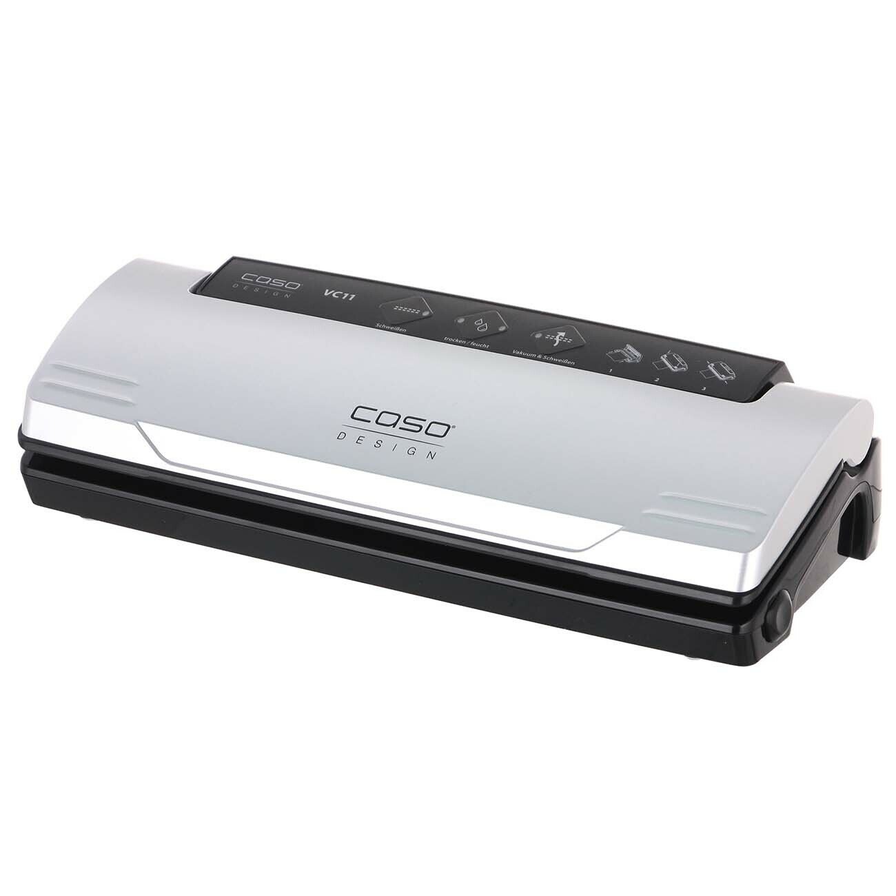 Вакуумный упаковщик Caso VC 11, бескамерный, серебристо-черный