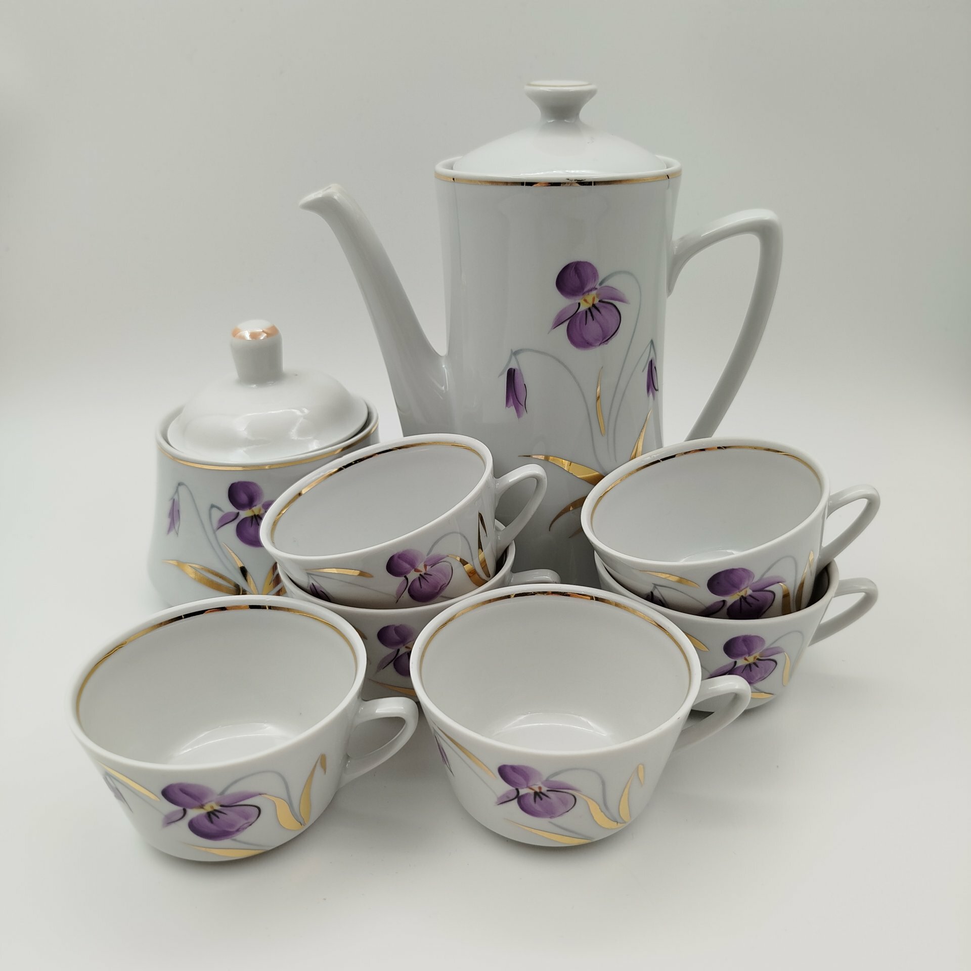 Сервиз кофейный "Vasara" (Васара) на 6 персон, 8 предметов