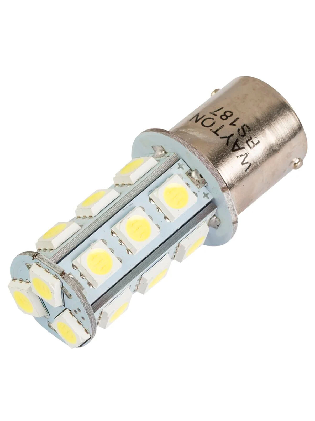 Лампа светодиодная Р21W BS-187 (блистер 1 шт.), WAYTON 1109018