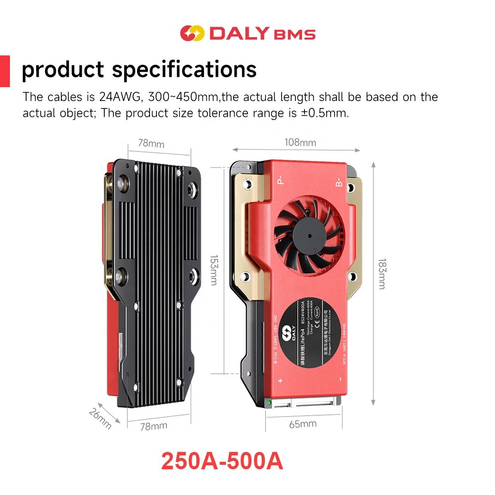 Daly BMS 4S 12V 60A LFP Smart UART — фото 1