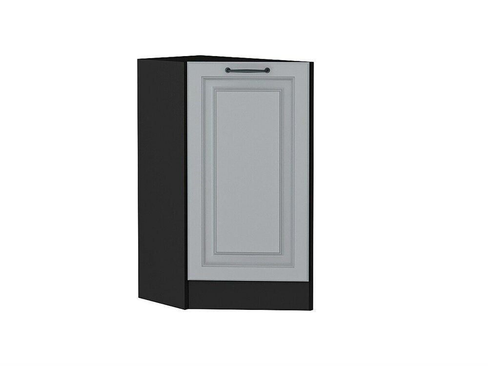 VVT Шкаф нижний торцевой Ницца Graphite, Magnum В*Ш*Г 816*296*552, фасад МДФ Magnum, корпус Graphite Magnum