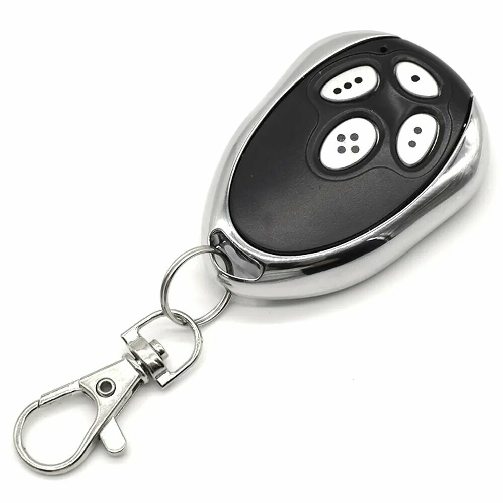 Пульт дистанционного управления 433,92 МГц с динамическим кодом, 4-канальный открыватель гаражных ворот Бытовая электроника (черный и серебристый)