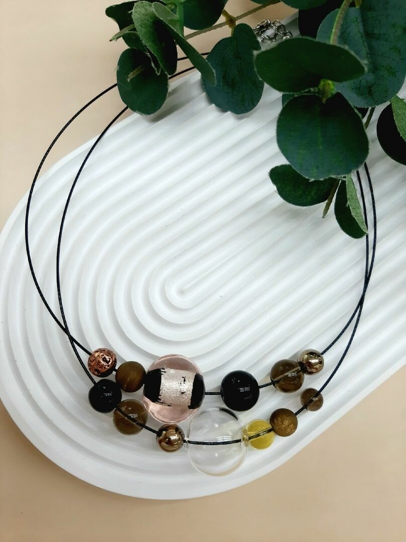 Колье, муранское стекло