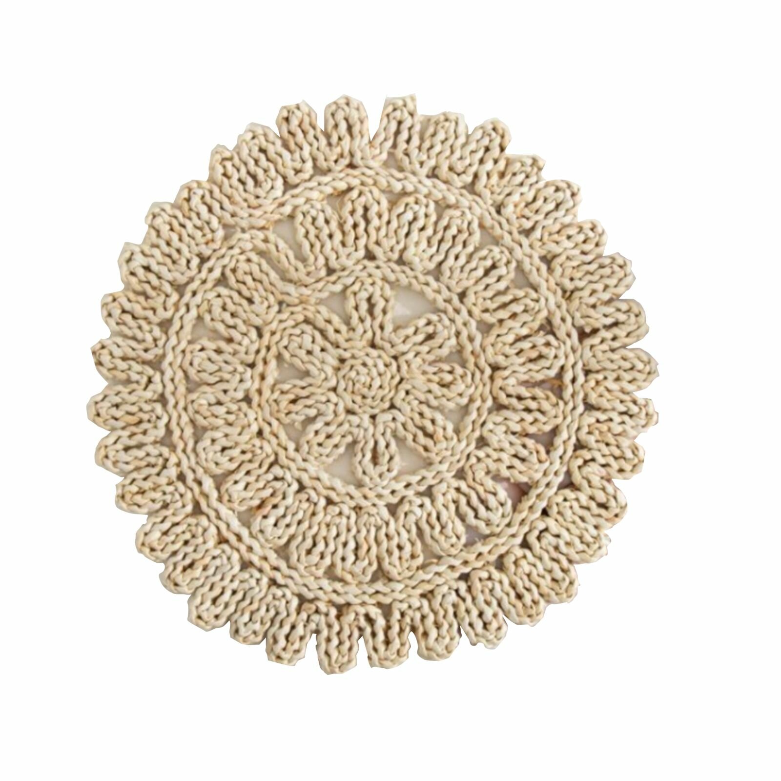 Подставки для столовых приборов Многоцелевые утолщенные изысканные инновационные тканые термостойкие коврики для стола