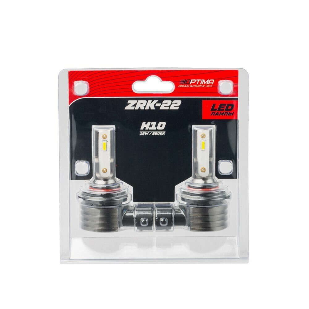 Светодиодные лампы H10 5500K 12V OPTIMA LED ZRK-22