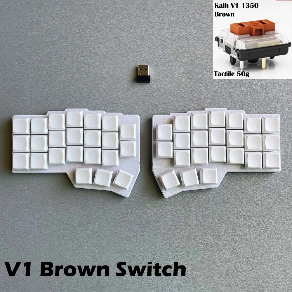 Механическая клавиатура CHOC CORNE V4.1 Коричневый, White V1B