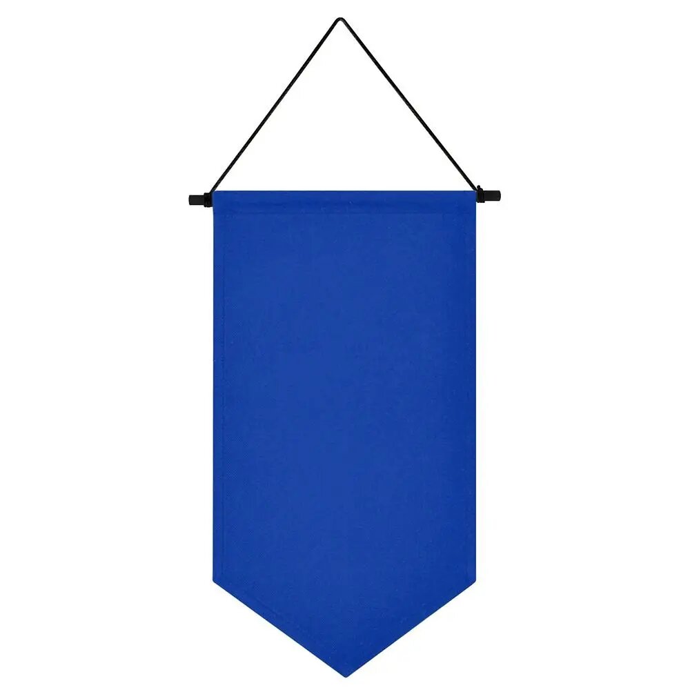 Треугольный флаг для значков из хлопка Синий, Dark Blue
