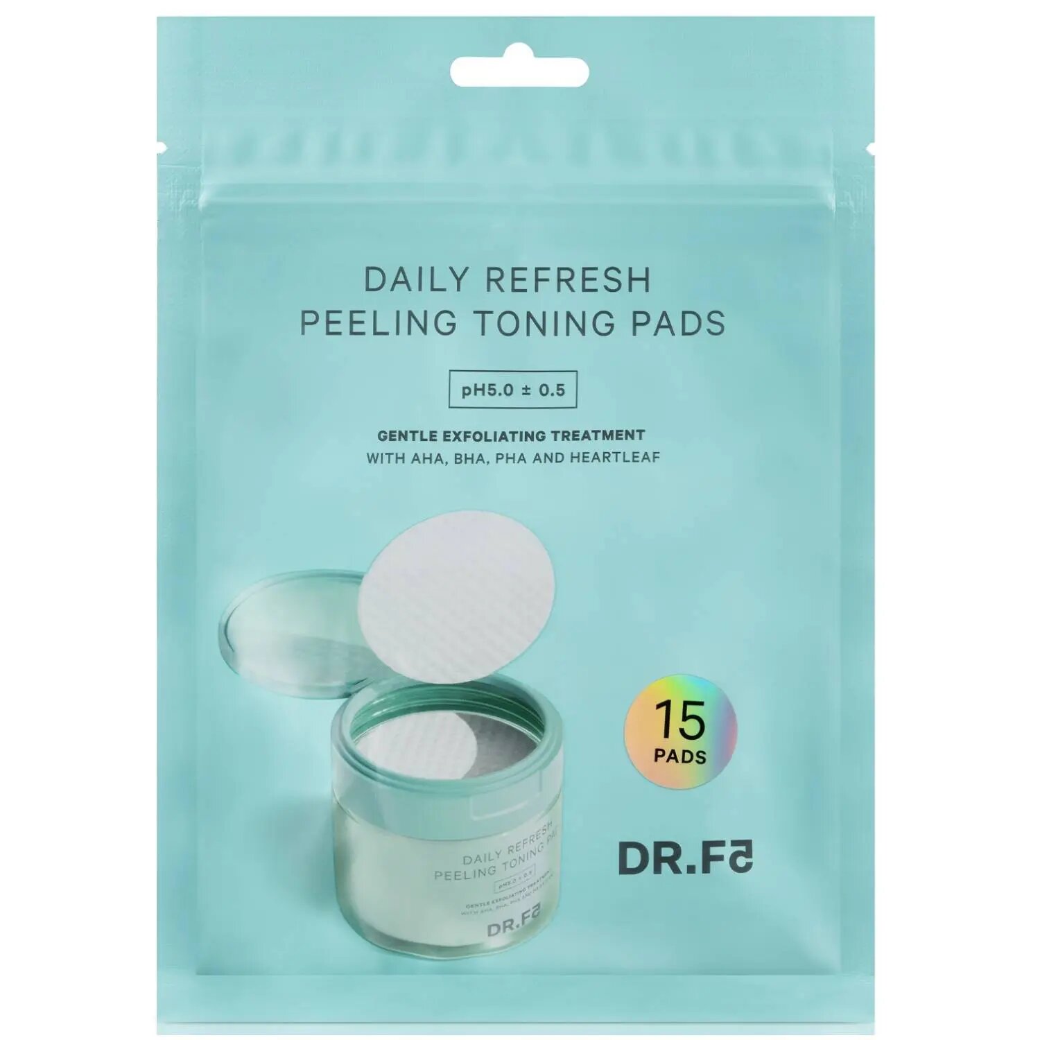 Пэды DR. F5 Special Care Mягкие тонизирующие пилинг 15шт*3 г