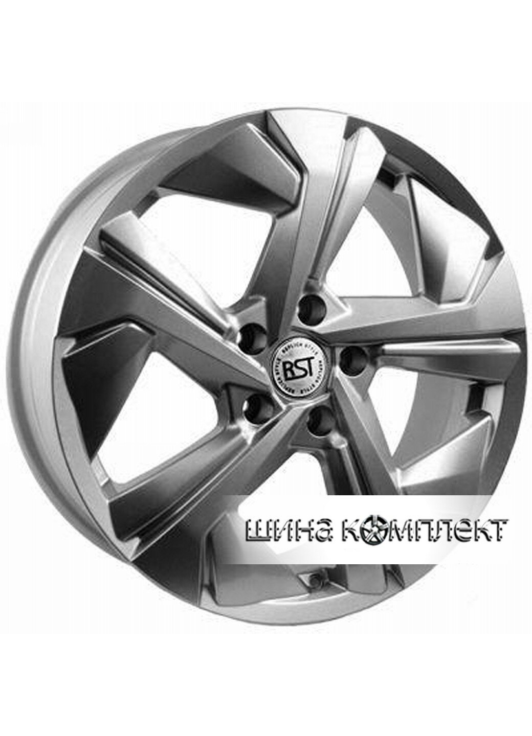 Колесный диск RST R048 7x18 5x112 ET43 57,1 Platinum литой для автомобиля