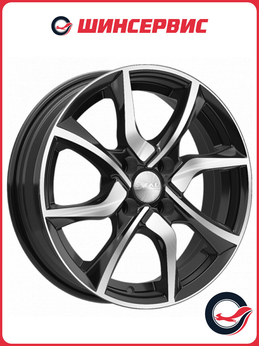 Литой диск Скад Тулон R15x6.0J 4x100 ET46 ЦО54.1