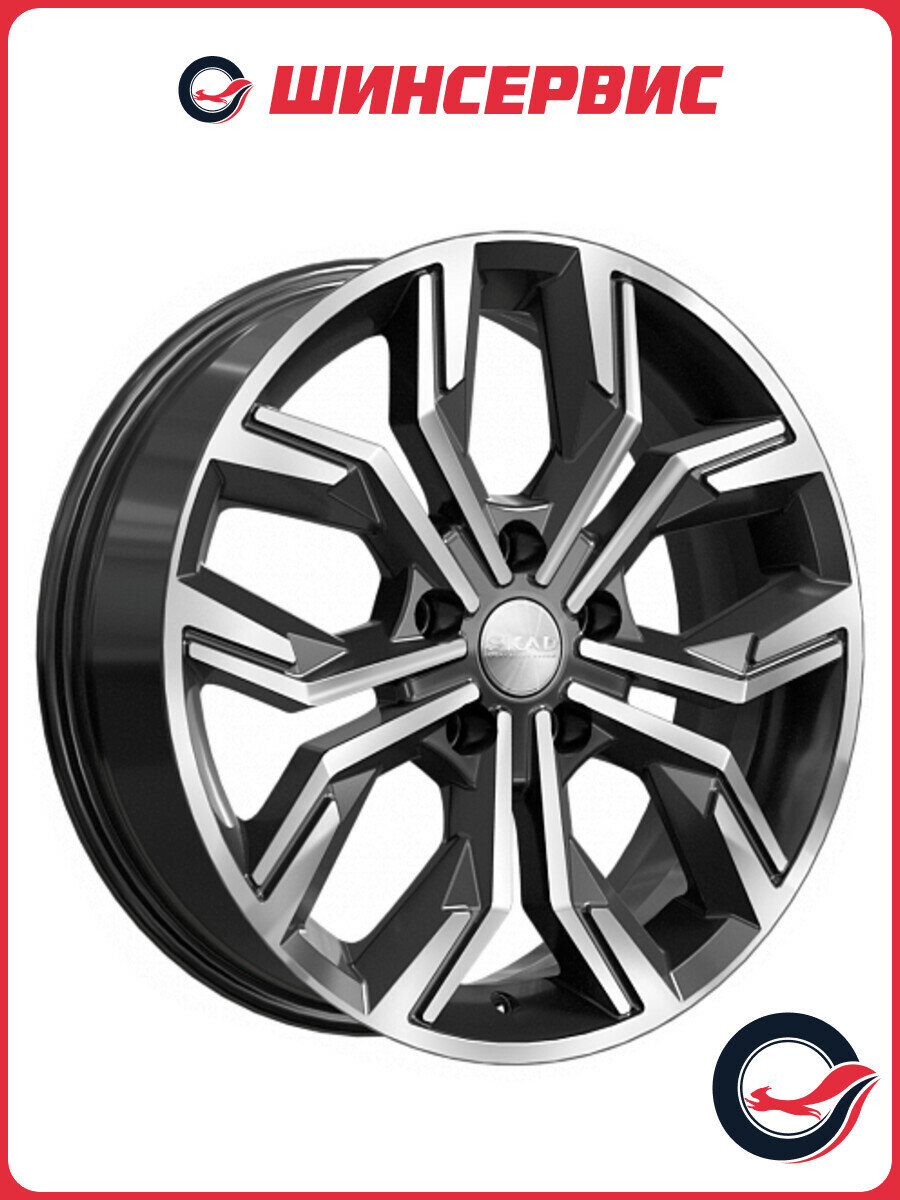 Литой колесный диск Скад Амиата R17x7.0J 4x100 ET45 ЦО54.1 для автомобиля