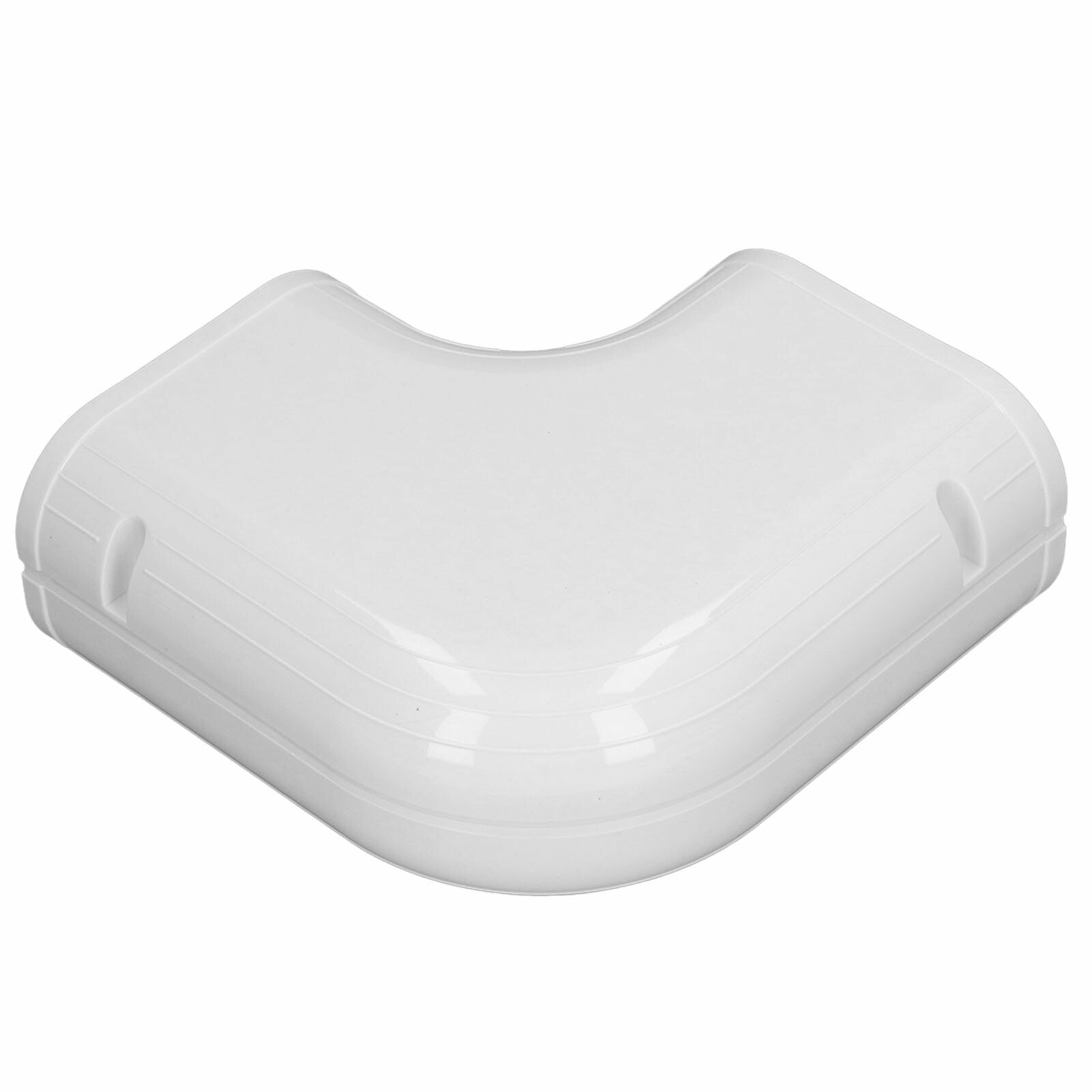 Flat Elbow Line Cover 433 130 Series Трубопроводная обивка из ПВХ для кондиционера, аксессуары для труб кондиционера, для кондиционеров 5-10HP, 1 штука (2 части), 6 винтов, 3 анкера