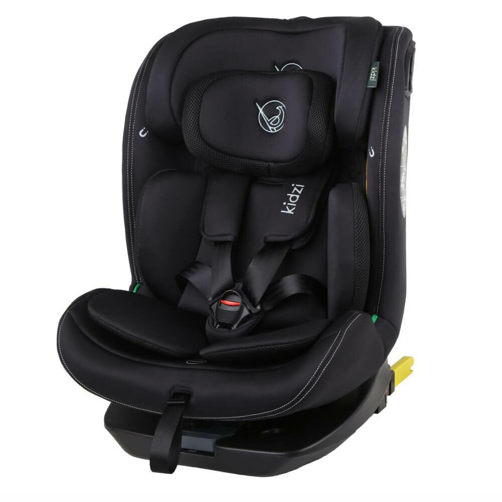 Kidzi SPIN 360 i-Size, автокресло с рождения до 12 лет гр.0-1-2-3 (0-36 кг), цвет Черный