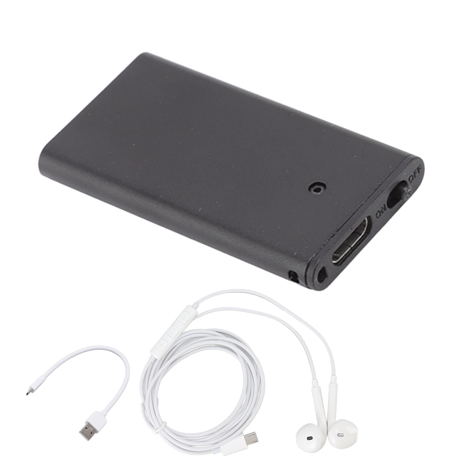 Mini Recorder HD снижение шума зашифровано 4 ГБ голосовой рекордере с воспроизведением MP3 для встречи с интервью Black