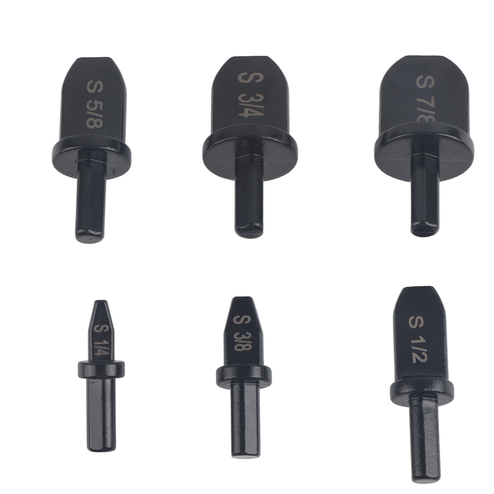 Набор из 6 сверл для обжима с шестигранной треугольной ручкой, ручной инструмент для развальцовки медных труб, набор для ремонта систем отопления, вентиляции и кондиционирования.