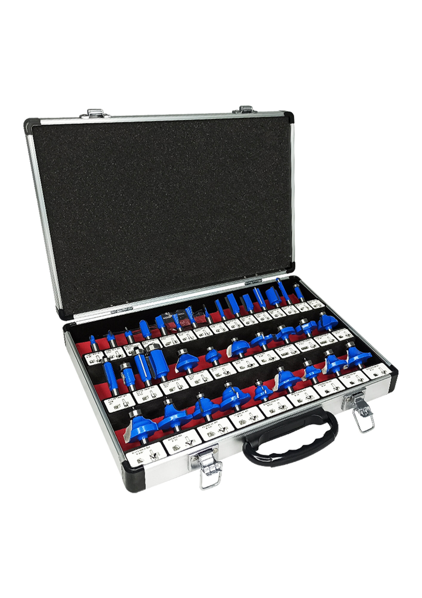 Набор фрез по дереву 8мм 35 шт Vertextools