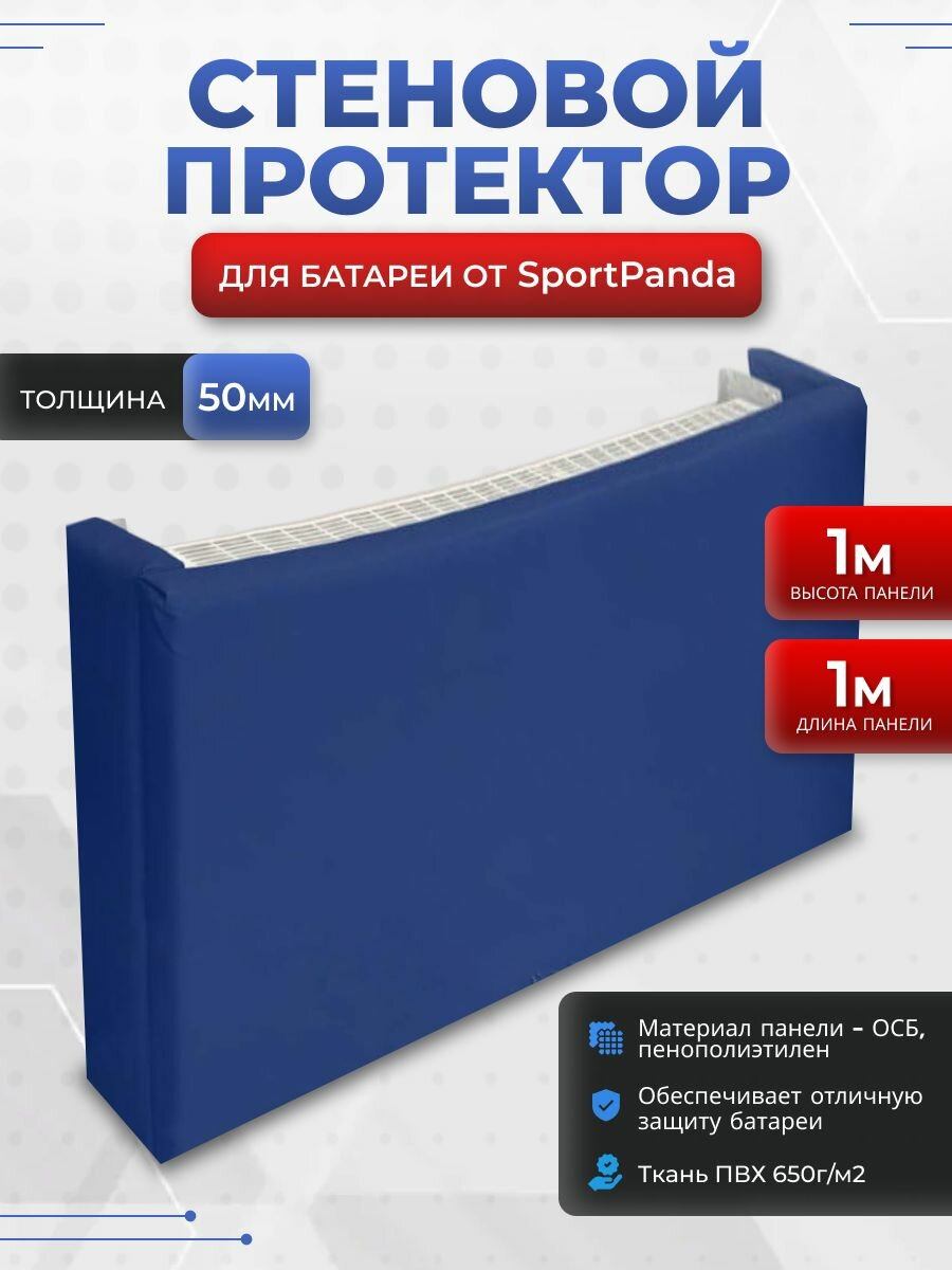 Стеновой протектор SportPanda для батареи, 100х100 см, 50 мм