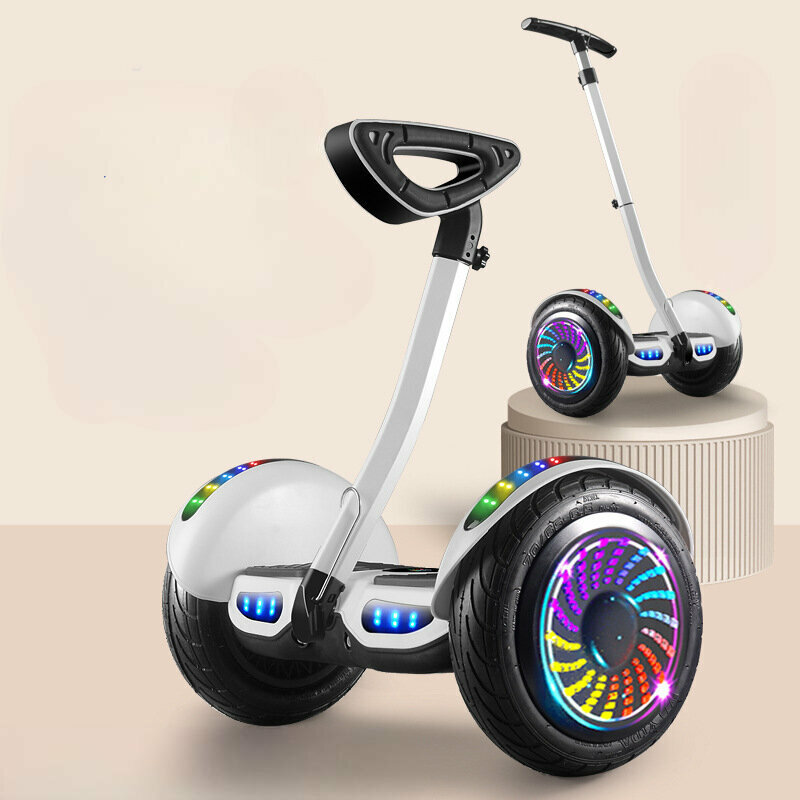 Сегвей умный с блютузом для взрослых и детей, управление ногами и руками, 54V, белый