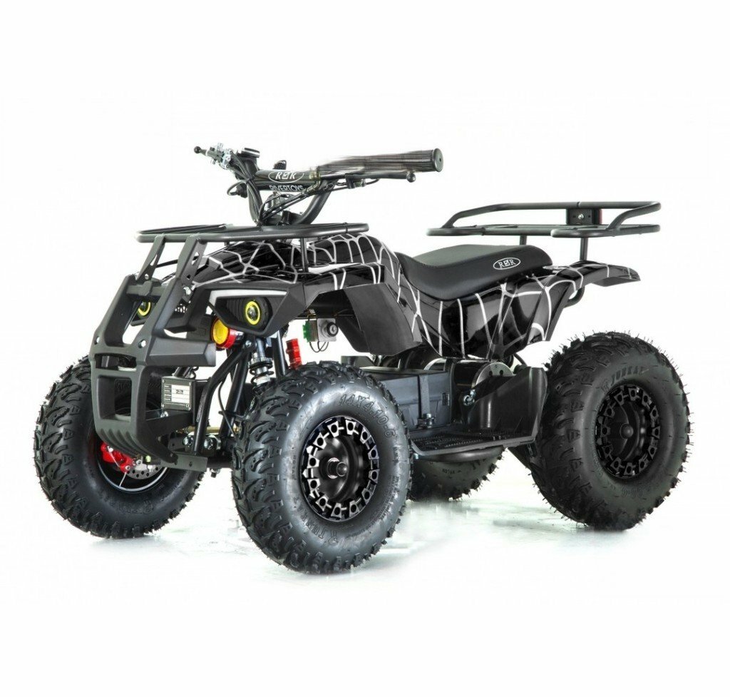 Квадроцикл RiverToys "TIKI LUX" Spider, детский, управление рулевое, до 40км/ч, аккумулятор 4шт.