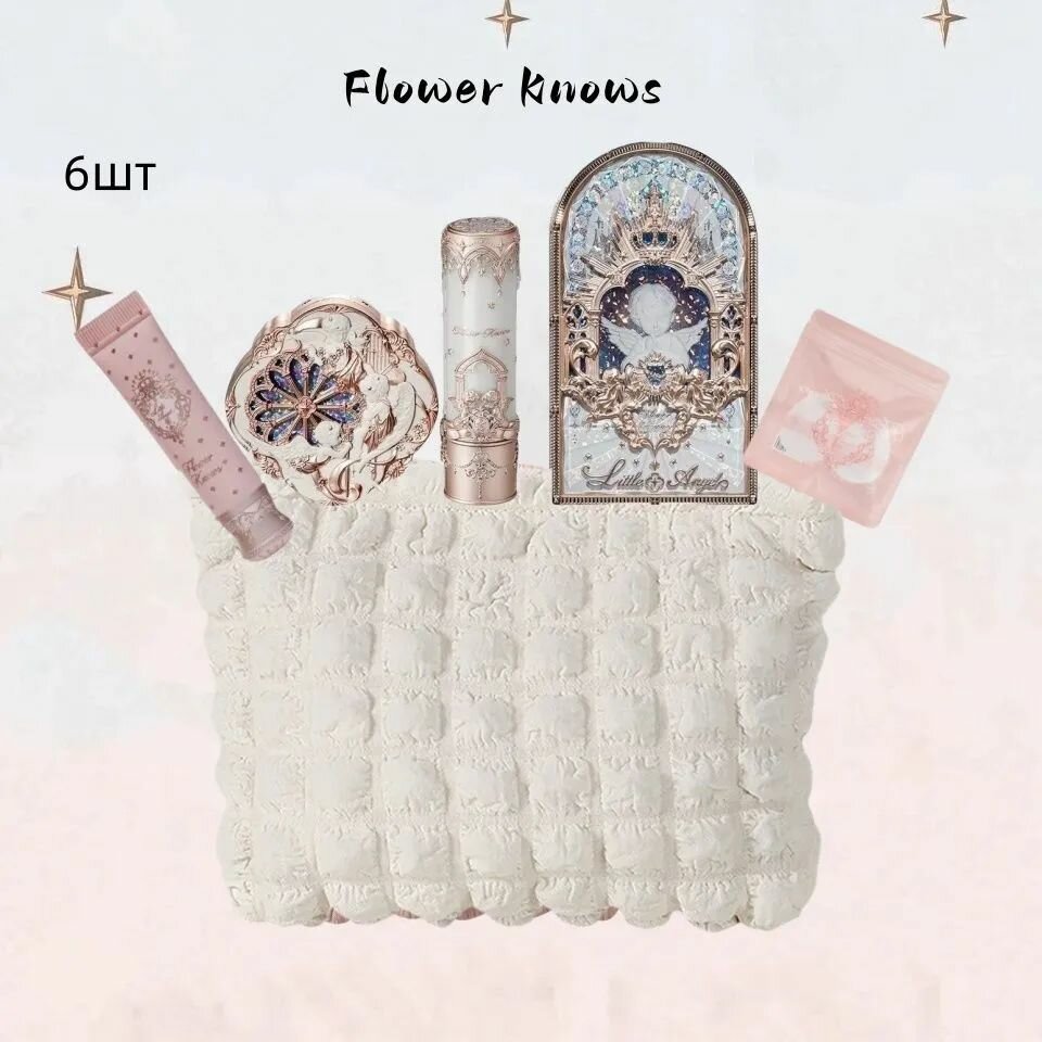 Flower Knows Little Angel Набор румян теней для век губной помады
