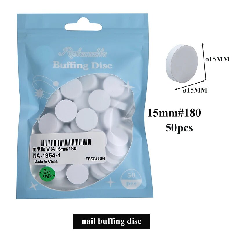 Диски для маникюра/педикюра 15mm#180, 50шт